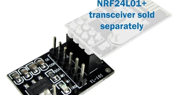 nRF24L01+ Breakout Adapter with On-board 3.3V Regulator